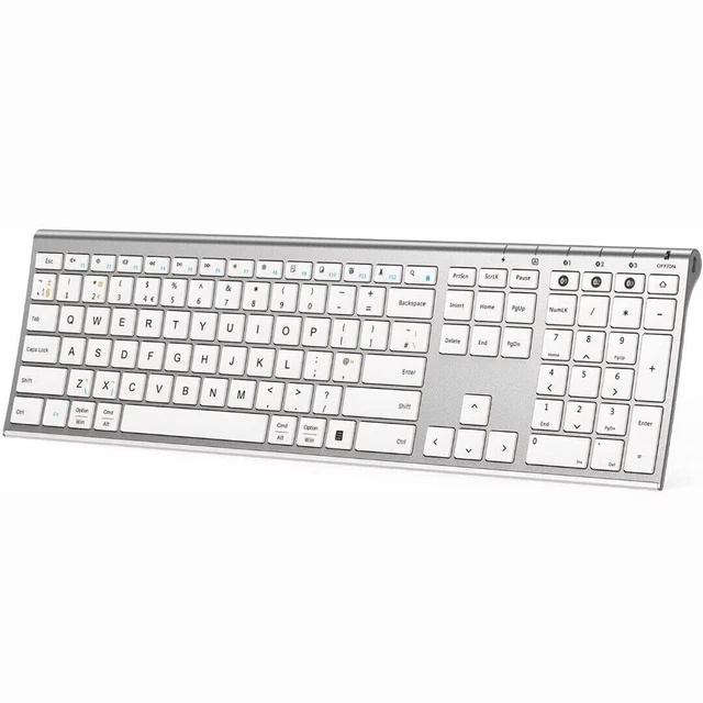 JELLY COMB SILVER Wireless Ultra Slim Keyboard Bluetooth K15B-3 ... JELLY COMB SILVER Wireless Ultra Slim Keyboard Bluetooth K15B-3 ...