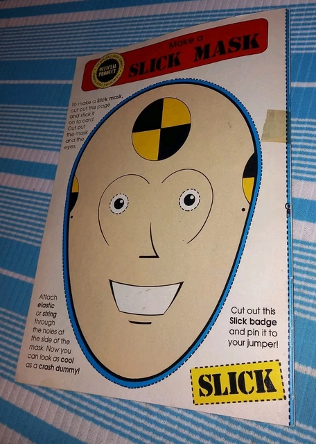 THE INCREDIBLE CRASH Dummies issue number 1 comic with gift badge Redan ...