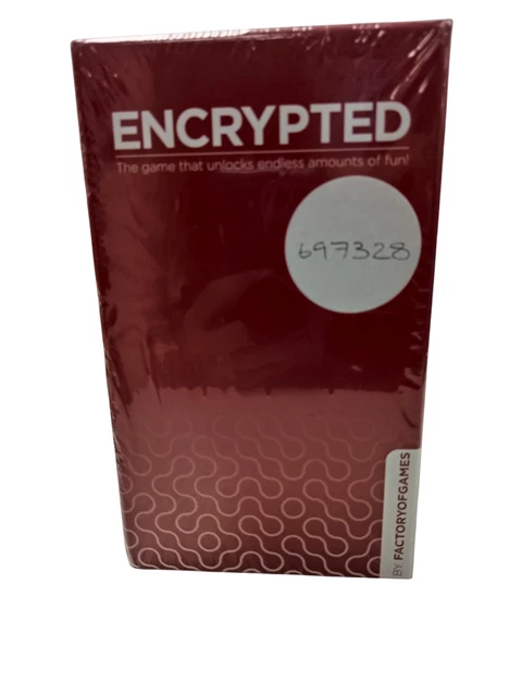 ENCRYPTED CARD GAME UK Edition Sealed Packaging Party Game By Factory ...
