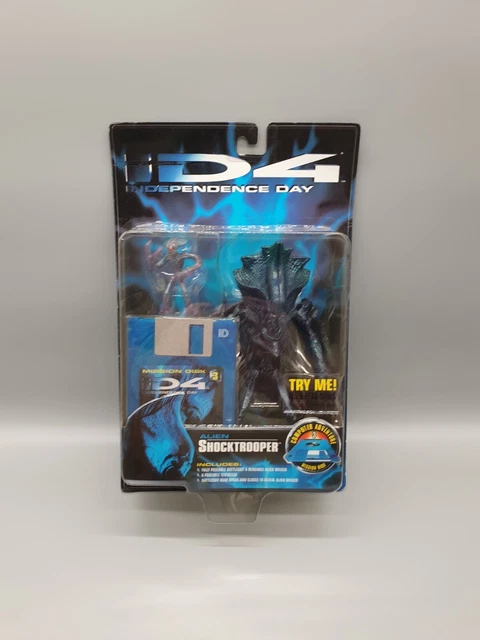 SHOCKTROOPER ALIEN ID4 Action figure Independence Day Trendmaster 1996 ...