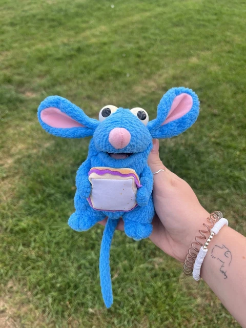 FISHER PRICE TUTTER Mouse Bear In The Big Blue House Rare Plush Holding ...