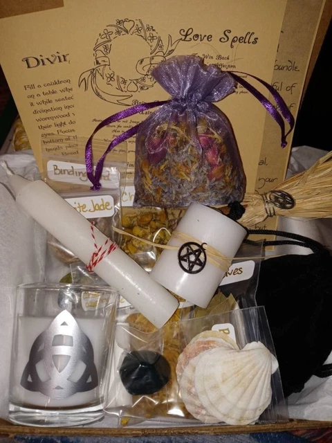 LARGE WITCHCRAFT KIT 100 PCS - Witch Altar Starter Kit - Wiccan ...