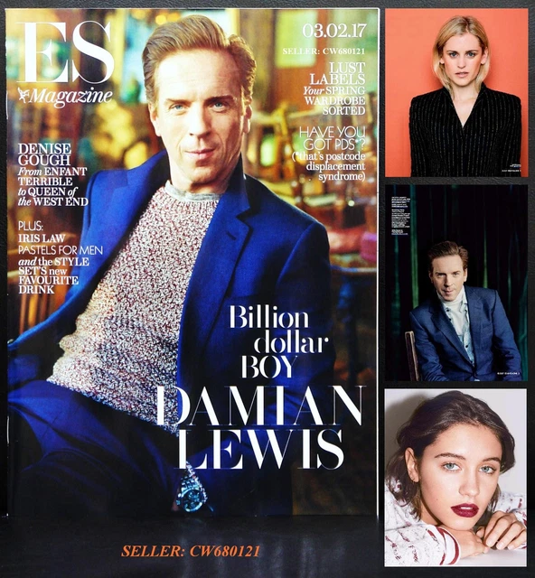 DAMIAN LEWIS HOMELAND Billions Denise Gough Iris Law Es Magazine ...