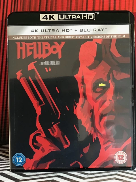 HELLBOY (2004) 4K UHD Blu-ray. + SLIPCOVER. 2-Disc. GUILLERMO DEL TORO ...