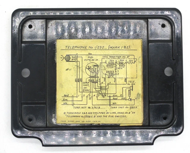 VINTAGE BAKELITE PYRAMID TELEPHONE BASE (Dated 1930'S) £19.36 - PicClick UK