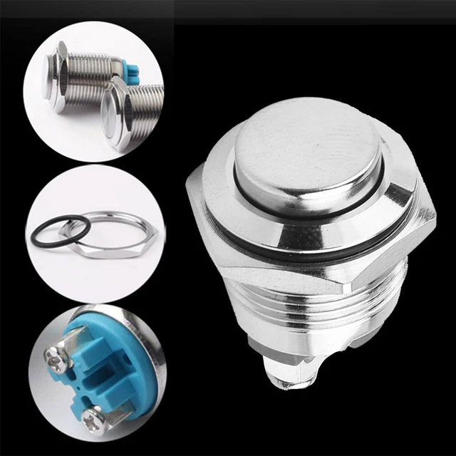 16MM METAL WATERPROOF On Off Switch Pressure resistant Design IP66 ...