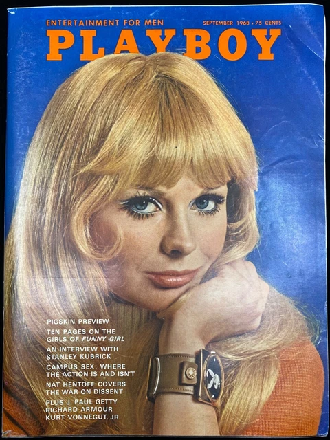 ORIGINAL SEPTEMBER 1968 Issue of Playboy Magazine - Dru Hart, Stanley ...
