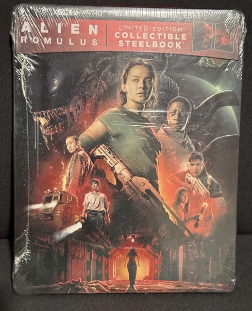 NEW ALIEN ROMULUS 4K SteelBook UHD Blu-ray [2024] Ships Next Day $59.99 ...
