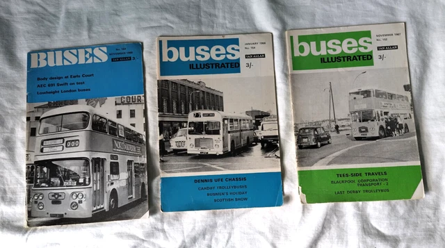 14 VINTAGE BUSES Illustrated magazines - Ian Allan Publications £12.95 ...