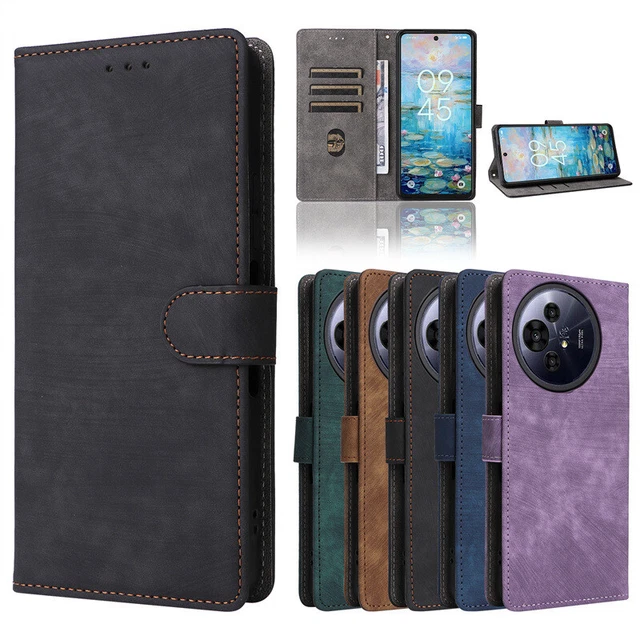 NEW MATTE LEATHER Wallet Flip Phone Case Cover For TCL 50 Pro NXTPAPER ...