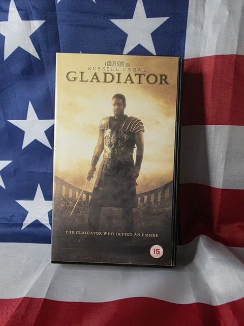 GLADIATOR - RUSSELL Crowe Vhs Video Tape £4.36 - PicClick UK