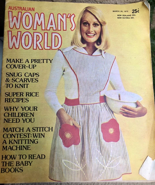AUSTRALIAN WOMANS WORLD Magazine - 26 March 1975 $10.00 - PicClick AU