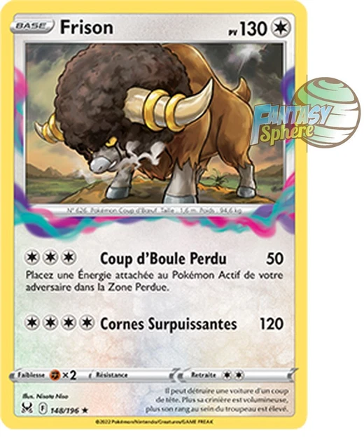 POKEMON 148/196 FRISON Rare EB11 Epee et Bouclier 11 Origine Perdue VF ...