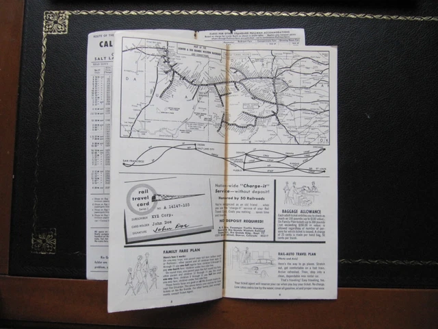 RIO GRANDE RAILROAD Time Table & Route Map effective 1st May 1964 $10. ...