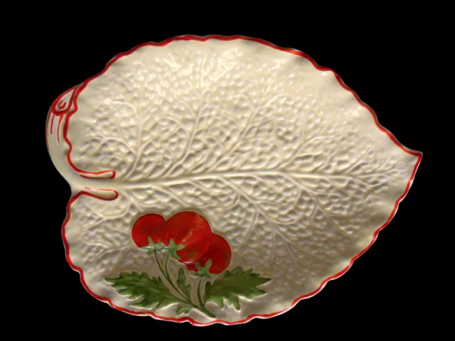 MAX ROESLER RODACH, Schale Blattschale Tomatenrelief, Jugendstil EUR 24 ...