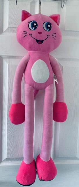 PINK CAT STRETCHKINS SOFT TOY PLUSH PUPPET KIDS TOY Gift Present £6.99 ...