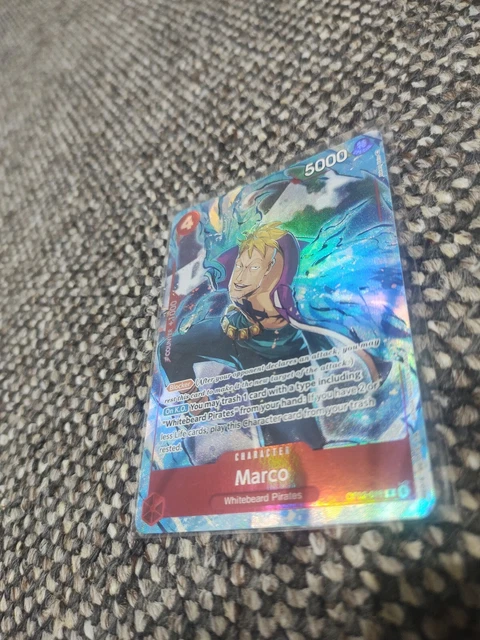 MARCO - OP02-018 - R Alt Art - Red - Paramount War - One Piece TCG £35.00 - PicClick UK