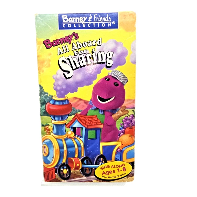 BARNEY - BARNEYS All Aboard for Sharing (VHS, 1996) £8.62 - PicClick UK