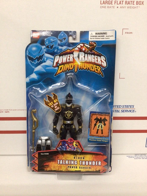 POWER RANGERS: DINO Thunder Black Ranger Talking Thunder $64.99 - PicClick
