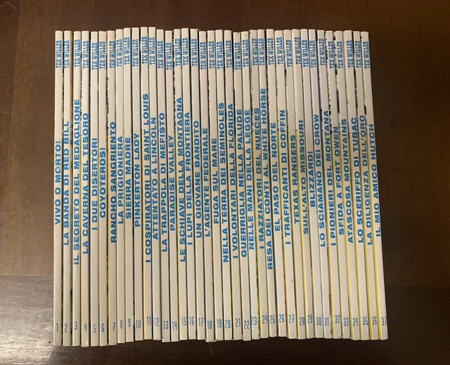 BONELLI SERIE TEX WILLER GIOVANE SEQUENZA COMPLETA DAL N. 1 AL 37 + 2 ...