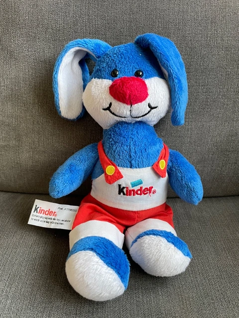 KINDER CHOCOLATE EGG , Blue Bunny, Rabbit Soft Plush / cuddly toy ...