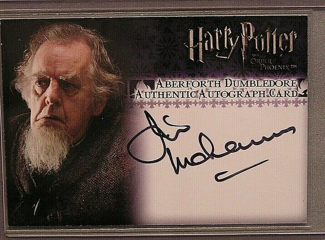 HARRY POTTER-JIM MCMANUS-ABERFORTH Dumbledore-OOTP-Film-Signature ...