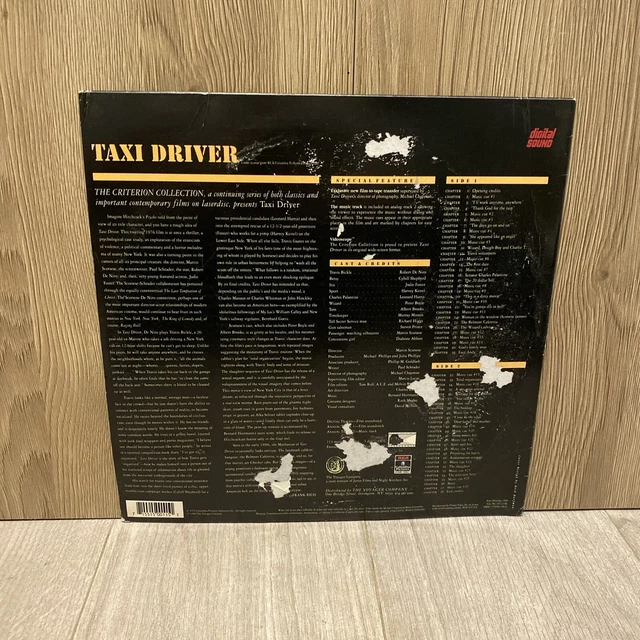 TAXI DRIVER CRITERION Collection 109A Laserdisc Rare Videodisc MPE £4. ...
