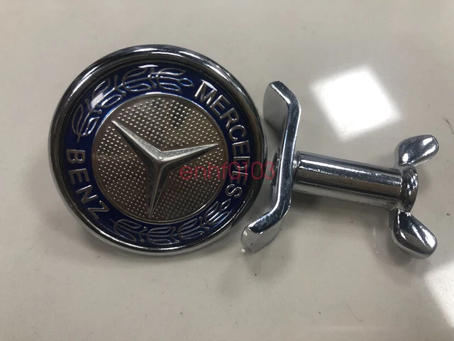 MERCEDES STAR LOGO Emblem Badge Front Bonnet Hood Class C E S 45mm ...