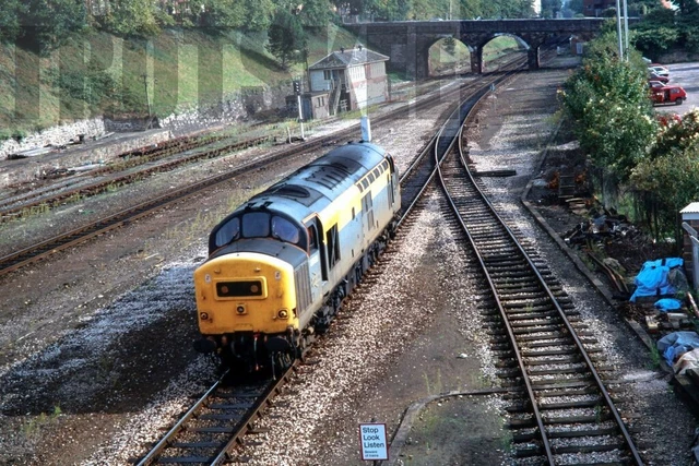 35MM SLIDE BR British Rail Diesel Loco Class 37 37372 Exeter 1992 ...
