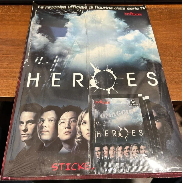 ALBUM DI FIGURINE Heroes Edizione Adibas Incelofanato Con Tre Bustine ...