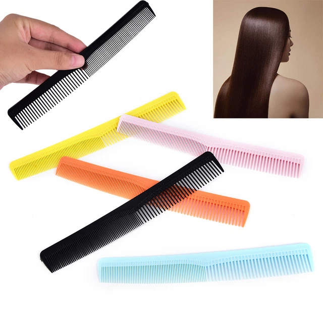 5X SALON ANTI static Hairdress Hair Cutting Plastic Comb fine tooth ...