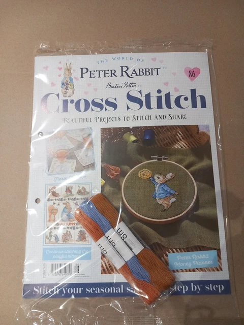 BEATRIX POTTER PETER Rabbit Cross Stitch Partworks,#86, FREE Thread To ...