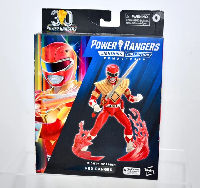 MMPR POWER RANGERS Lightning Collection Remastered Mighty Morphin Red ...
