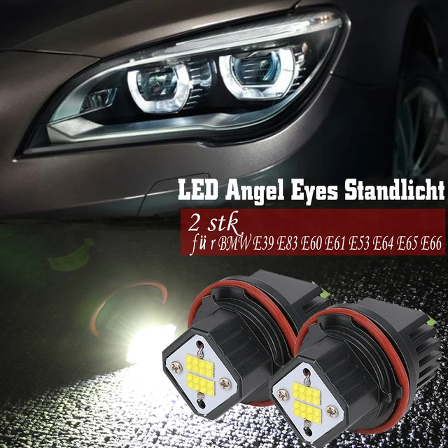 2 STK 1600W LED Angel Eyes Standlicht für BMW E39 E83 E60 E61 E53 E64 E65 E66 EUR 33,86 ...