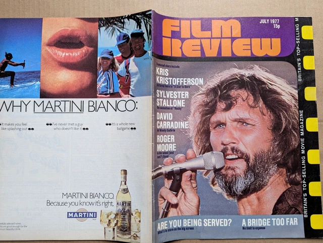 FILM REVIEW MAGAZINE july 1977 Stallone Kristofferson £3.00 - PicClick UK
