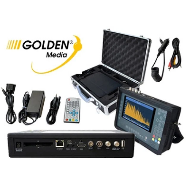 GOLDEN MEDIA MULTI box 2 aerial and Satellite meter EUR 232,76 ...