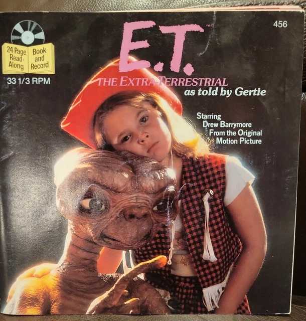VINTAGE ET THE Extra-Terrestrial record and read along book, 33 1/3 RPM ...