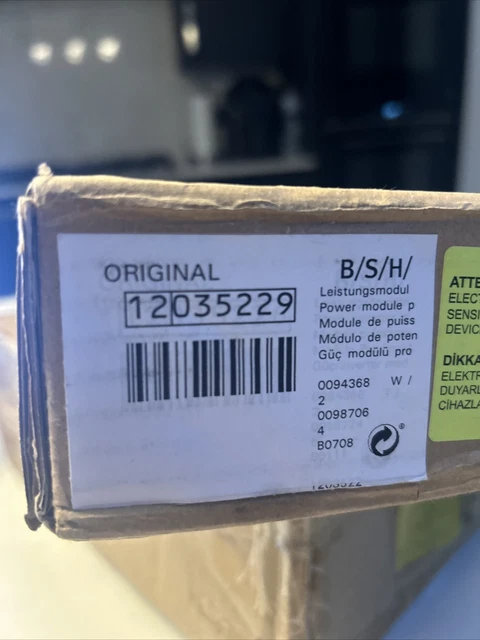 BOSCH/NEFF/SIEMENS POWER Module Part Number 120235229 £125.00 - PicClick UK