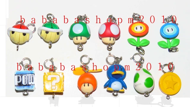 TAKARA TOMY MARIO BROS plastic box keychain gashapon figure (full set ...