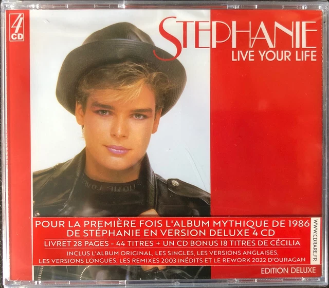 STEPHANIE - LIVE Your Life (Ouragan) Deluxe Edition 4 Cd Neuf New ...