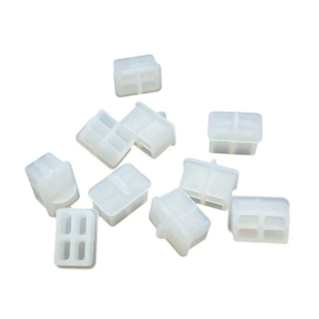 10PCS SFP PROTECTIVE Cover SFP Fiber Module Covers Dust Caps Cage Dust ...