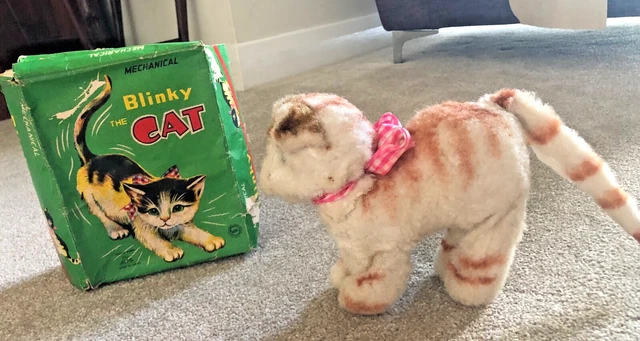 1950S/60S BLINKY THE Cat. Made in Japan.Wind Up. Working. £104.72 ...