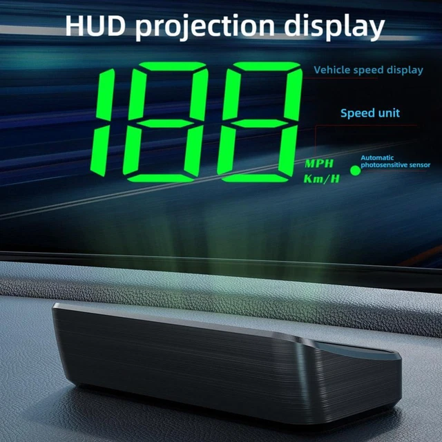 CAR SPEEDOMETER DIGITAL HUD Head Up Display Universal GPS Projectors ...