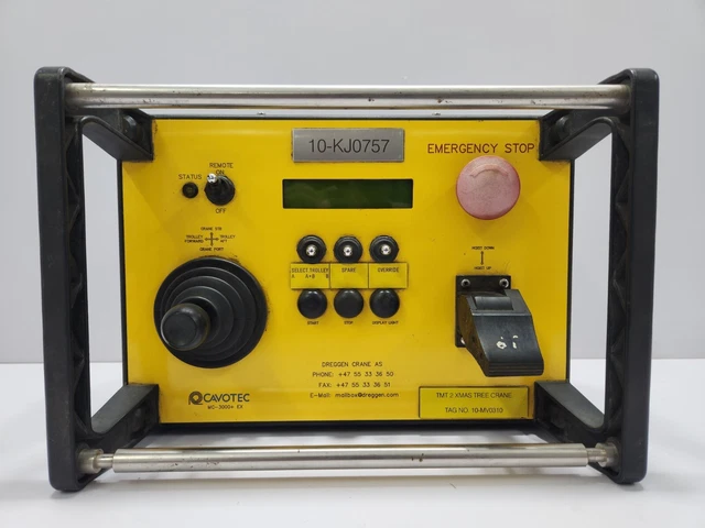 CAVOTEC MICRO CONTROL Mc-3000+ Ex Digital Remote Control N-7500 £448.30 ...