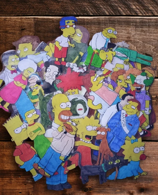 THE SIMPSONS CHARACTER Art Simpsons Characters Simpsons Drawings £11.12 ...