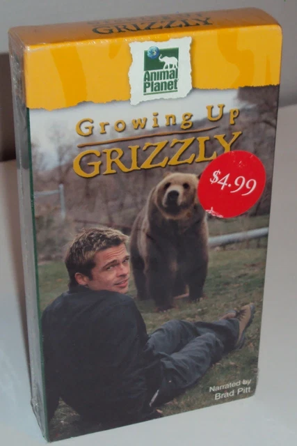 GROWING UP GRIZZLY Animal Planet Brad Pitt VHS Video Doug Seus Lynne ...