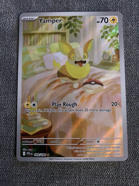 POKÉMON TCG YAMPER Full Art Phantasmal Flames 099/094 £3.84 - PicClick UK