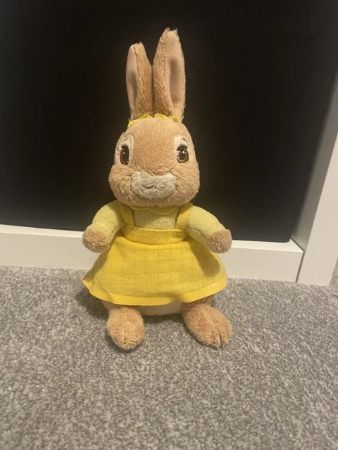 CBEEBIES PETER RABBIT Cottontail Plush Soft Toy Yellow Dress Vivid 2014 ...