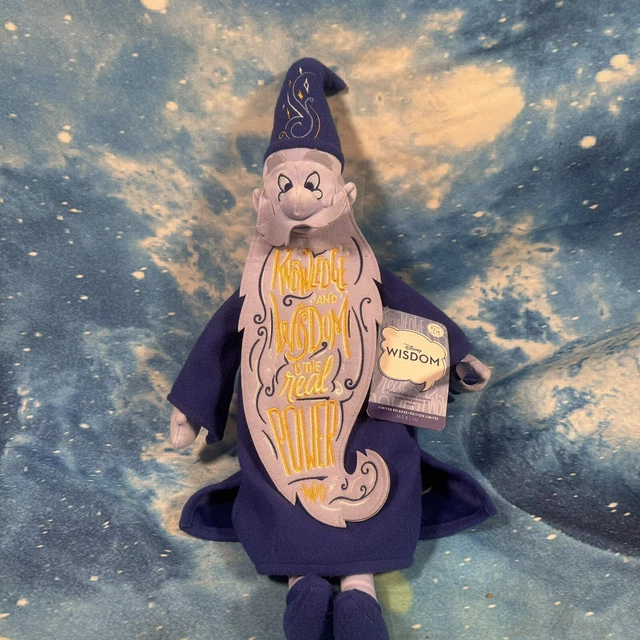 MERLIN THE WIZARD Sword In The Stone Disney Wisdom Series 9 Of 12 Plush ...