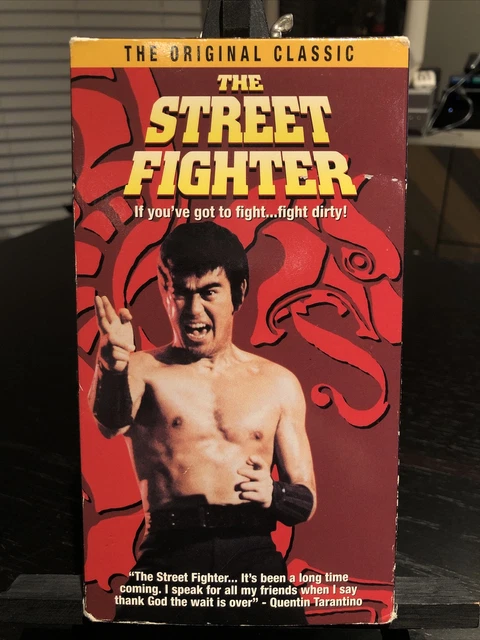 THE STREET FIGHTER (VHS 1995) 1975 Sonny Chiba Kung Fu Martial Uncut ...